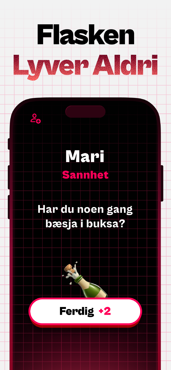 Den mest spennende Snurra flaskan-appen for iOS og Android! ️